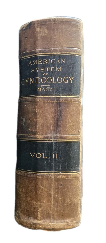 Antique Medical Books American System Of Gynecology Vol 1&2 1887 1st ...