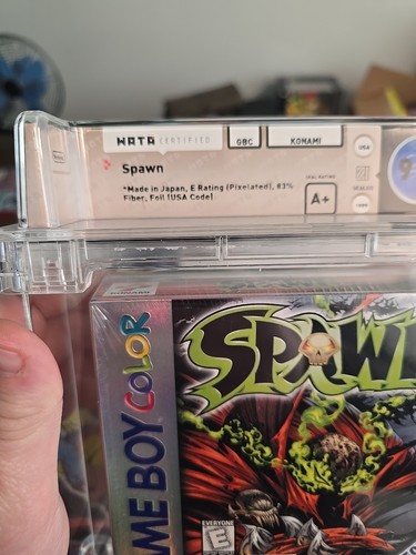 Spawn - Gameboy Color GBC - Factory Sealed - EXTREMELY RARE - WATA Graded 9.6 A+ | eBay