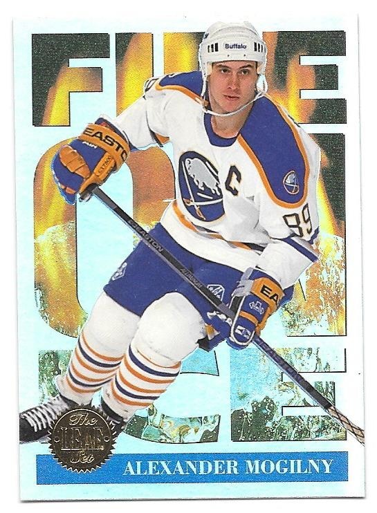 ALEXANDER MOGILNY 1994-95 THE LEAF SET FIRE ON ICE 10 BUFFALO SABRES | eBay
