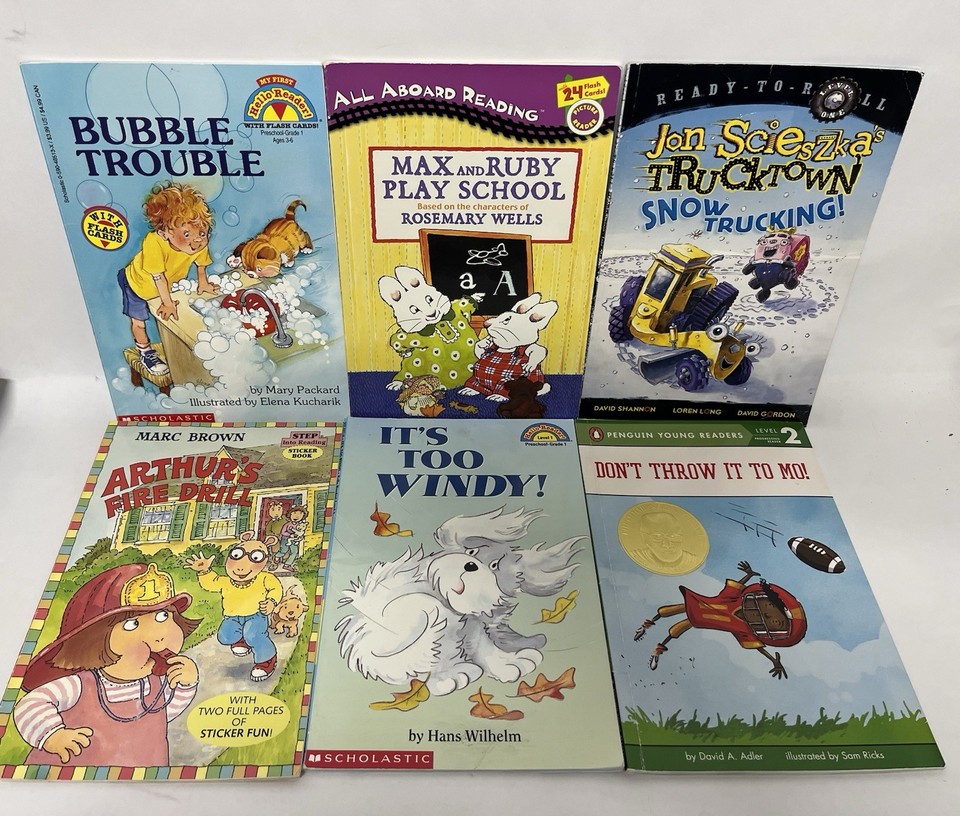 Lot 50 Early Easy Leveled Readers I Can Read Step Into Reading Learn to ...