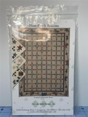 COLORADO QUILT DESIGNS, INC. Quilt Pattern - NINE-PATCH SEASONS 65.5" x ...
