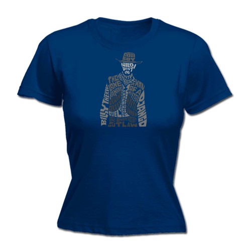 Cowboy Western Calligram - Novelty Funny Womens Tee Shirts Top T-Shirt ...