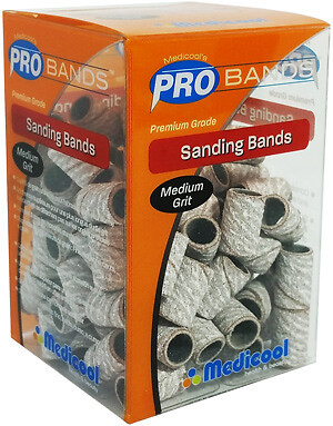 Medicool Pro Bands Acrylic Sanding Band White Fine/Medium/Coarse(Pick ...