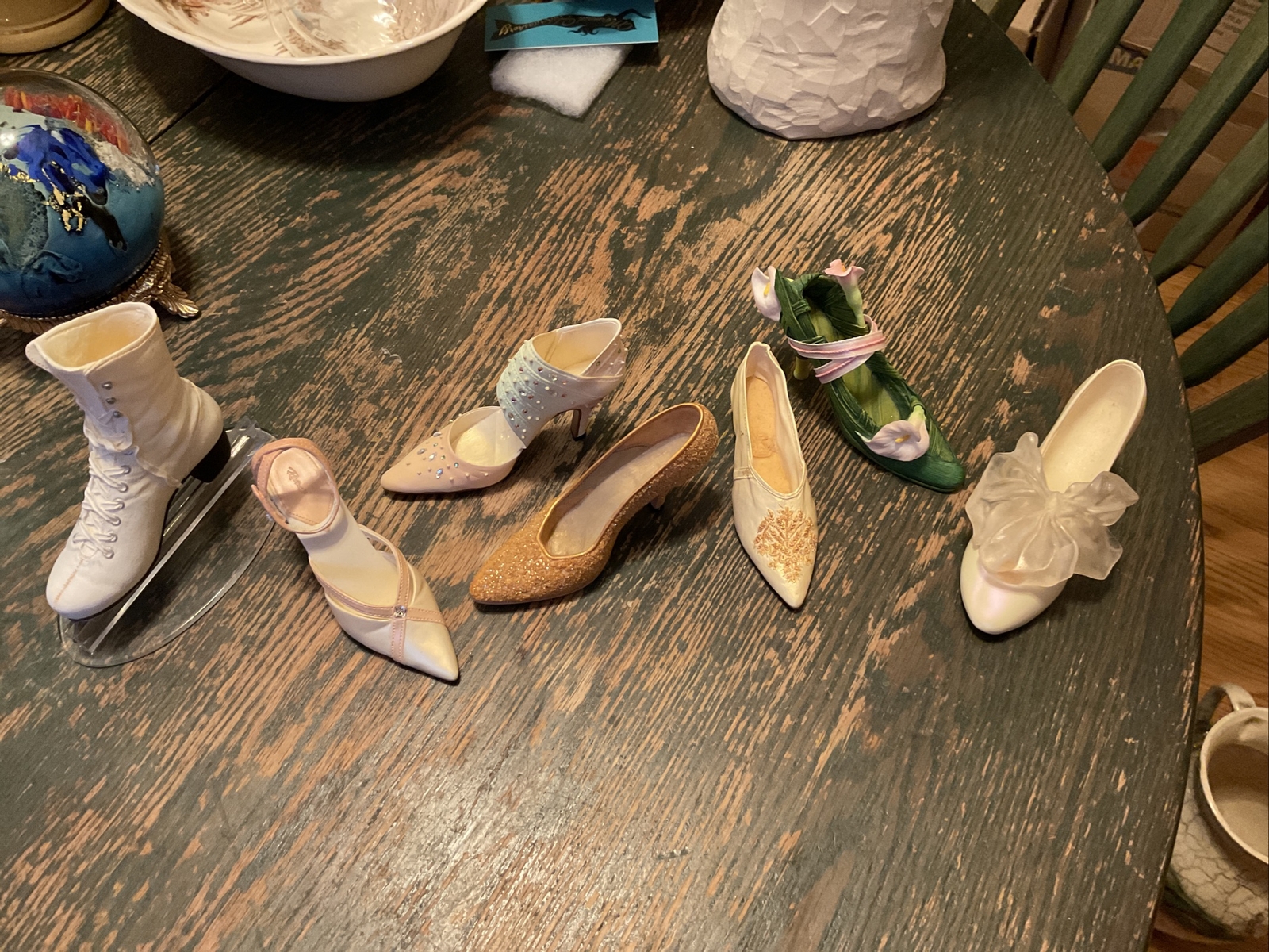 Lot of 7 Just The Right Shoe - Miniature Shoes by Lorraine Vail "RAINE ...