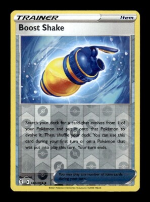 Pokemon Evolving Skies BOOST SHAKE 142/203 Reverse Holo | eBay