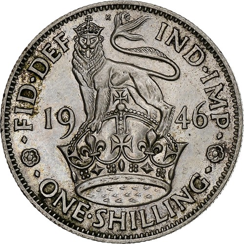[#1184430] Great Britain, George VI, Shilling, 1946, MS, Silver, KM:854 ...