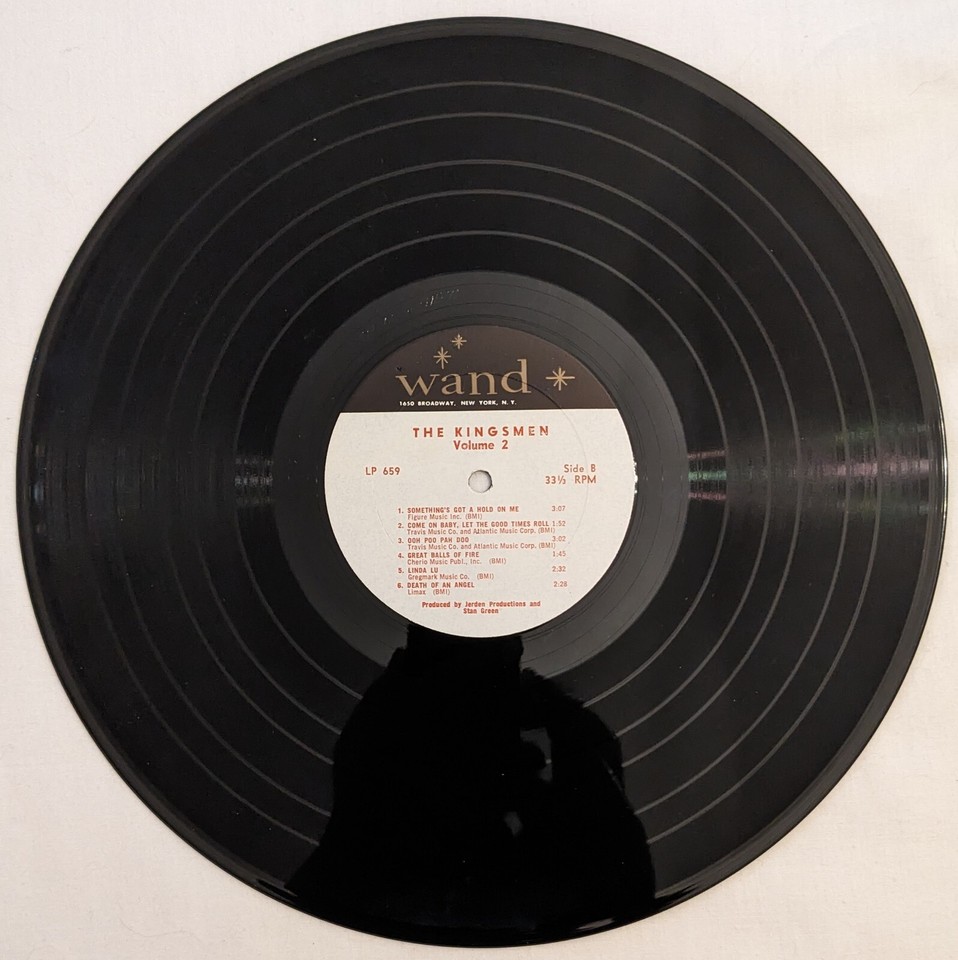 KINGSMEN VOL 2 II Wand LP 659 NW GARAGE ROCK Little Latin Lupe Lu LONG ...