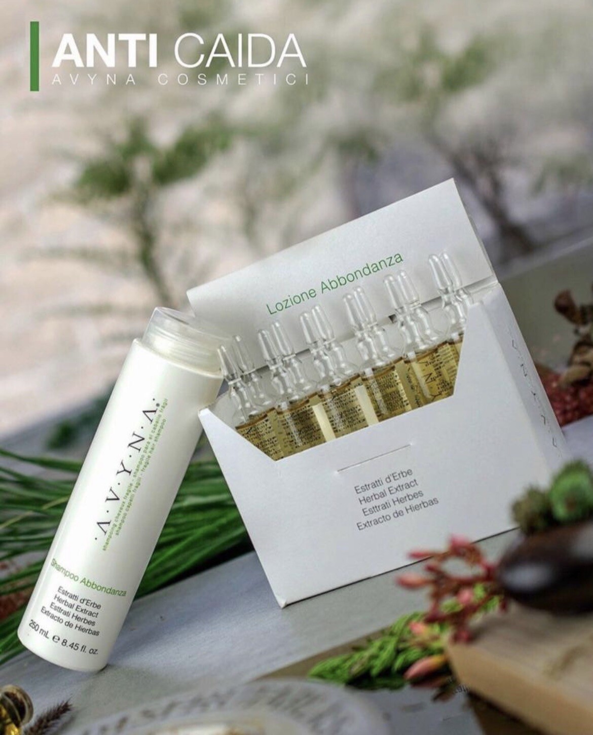 Avyna abbondanza set. shampoo & vials | eBay