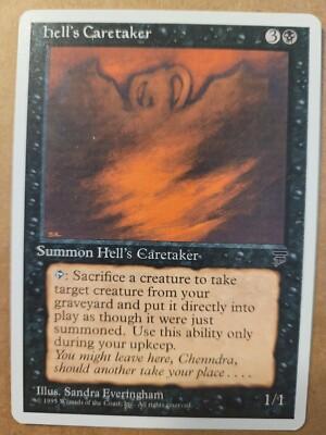 Hell's Caretaker Chronicles MTG Magic the Gathering Black English 1995 ...