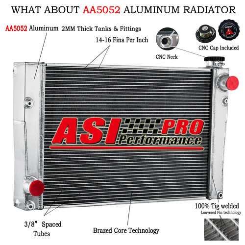 For Case/New Holland Skidsteer 211143 47946380 47362351 4-Row Aluminum ...