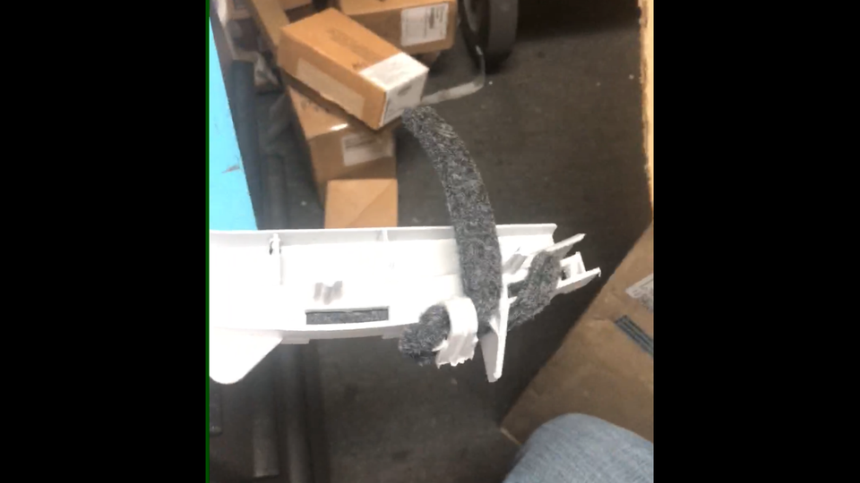 WE14X25080 New OEM Original GE Dryer Lint Chute Assembly | eBay