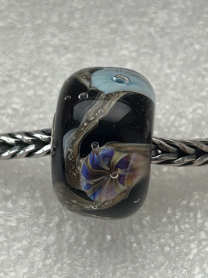 RACHEL BANJO BEADS Lampwork Bead.Trollbeads bracelet not included.16mm ...