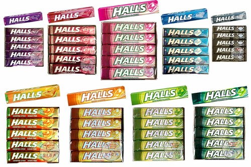 HALLS Sweets Cherry Menthol, Honey, Lemon, Coolwave, Mild Spearmint ...