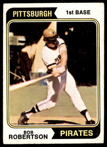 1974 Topps Bob Robertson B Baseball Cards #540 | eBay