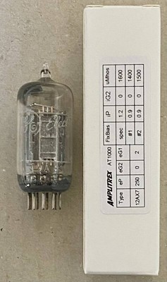 Used 39934 Ge 12Ax7 Silver Grey Long Plate | eBay