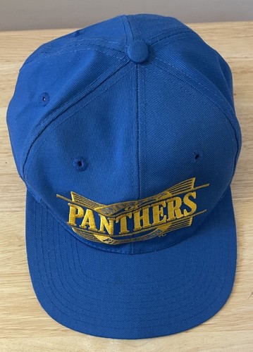 Vintage 90s Pitt Panthers NCAA Embroidered Impact Snapback Hat - New w ...
