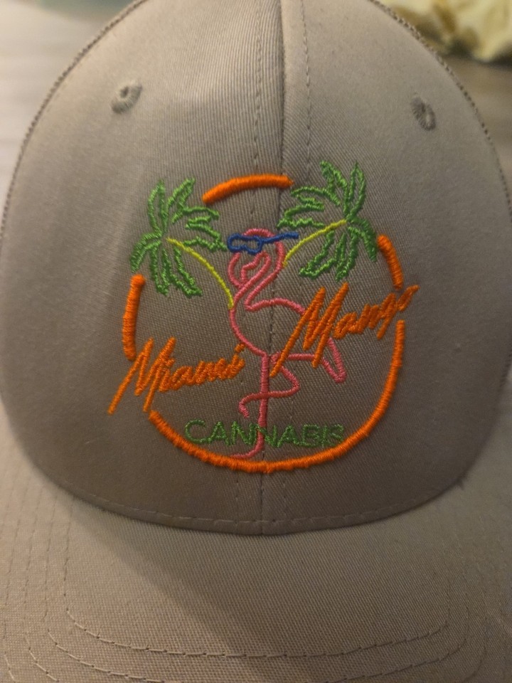 MIAMI MANGO CANNABIS LOGO SNAPBACK HAT Orange MANGO TECH | eBay