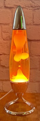 Mathmos Neo Lava Lamp•Child Safe•Orange/Yellow•Extras•$12 Shipping | eBay