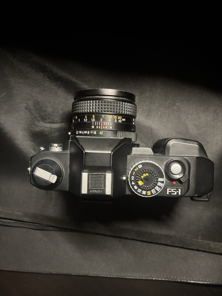 Konica FS-1 35mm SLR Film Camera with Hexanon AR 50mm F 1.7 Lens | eBay