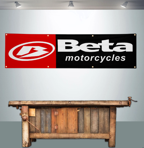 BETA MOTORCYCLES 2' X 8' BANNER FLAG | eBay
