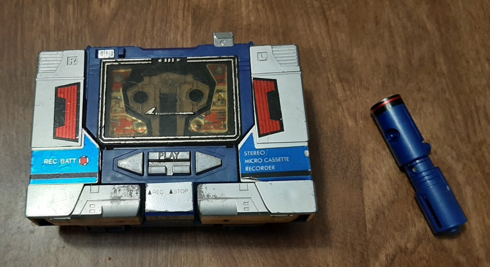 Transformer G1 Vintage Original Takara Cassette Player Soundwave 1983 ...