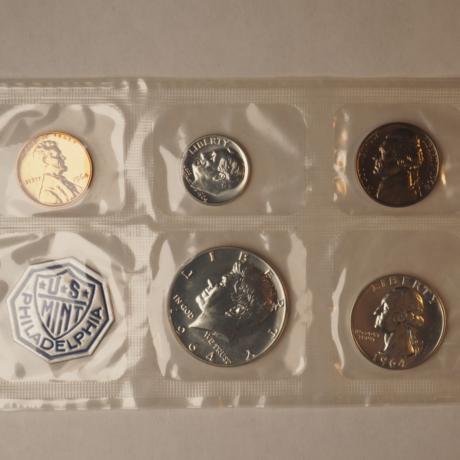 1964 Silver Proof Set - Flat Pack 5 Coin Set - FREE SHIPPING! - FP57 | eBay