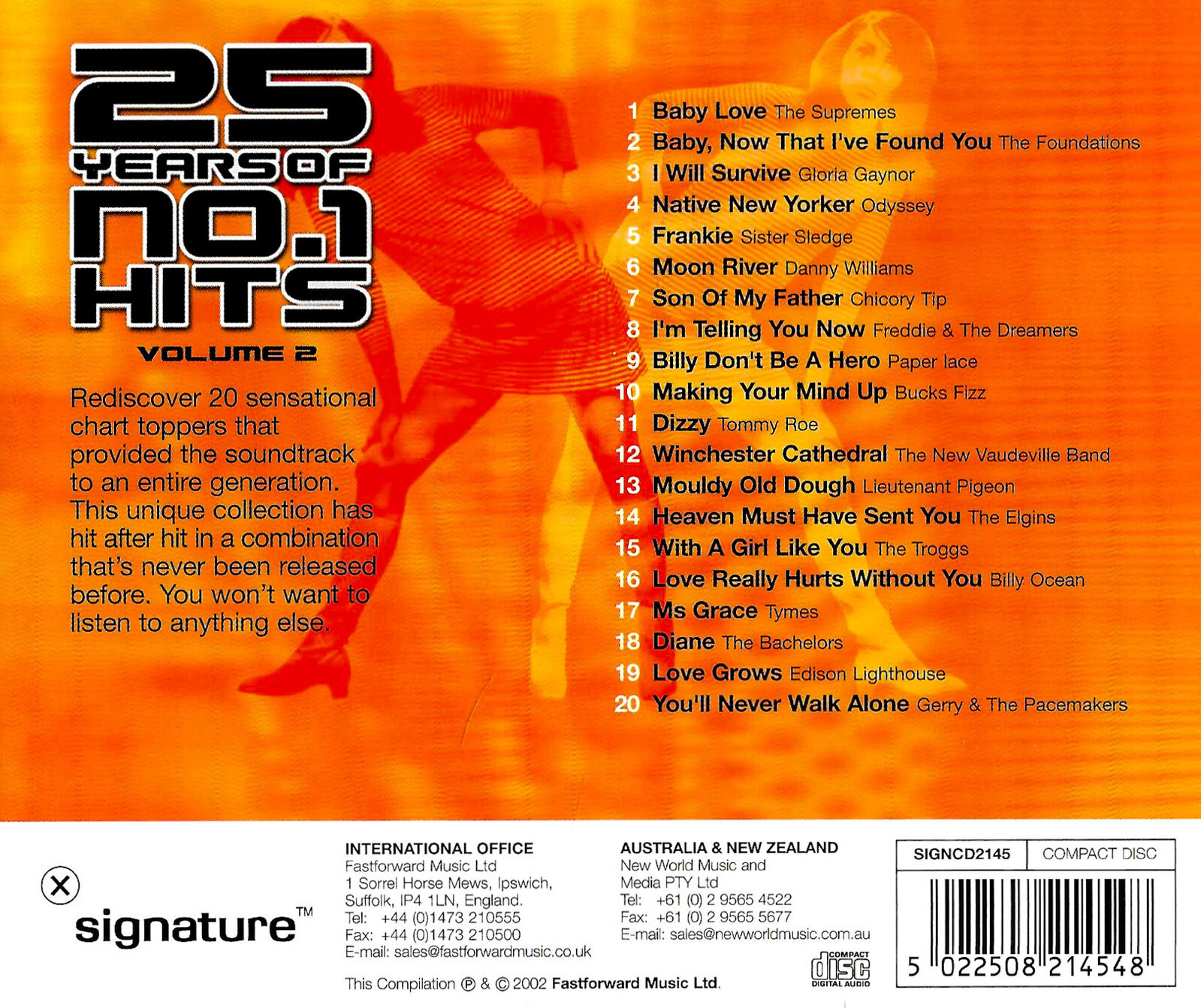 Various Artists - 25 Years Of Number 1 Hits - Volume 2 MUSIC CD NEW ...