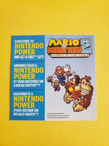 Mario vs. Donkey Kong 2: March of the Minis Nintendo DS Insert Only | eBay