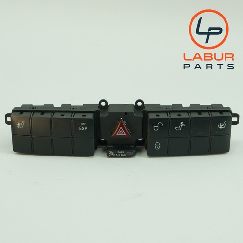 +B1252+ W209 MERCEDES 04-09 C CLK CLASS HAZARD SWITCH ESP LOCK UNLOCK ...