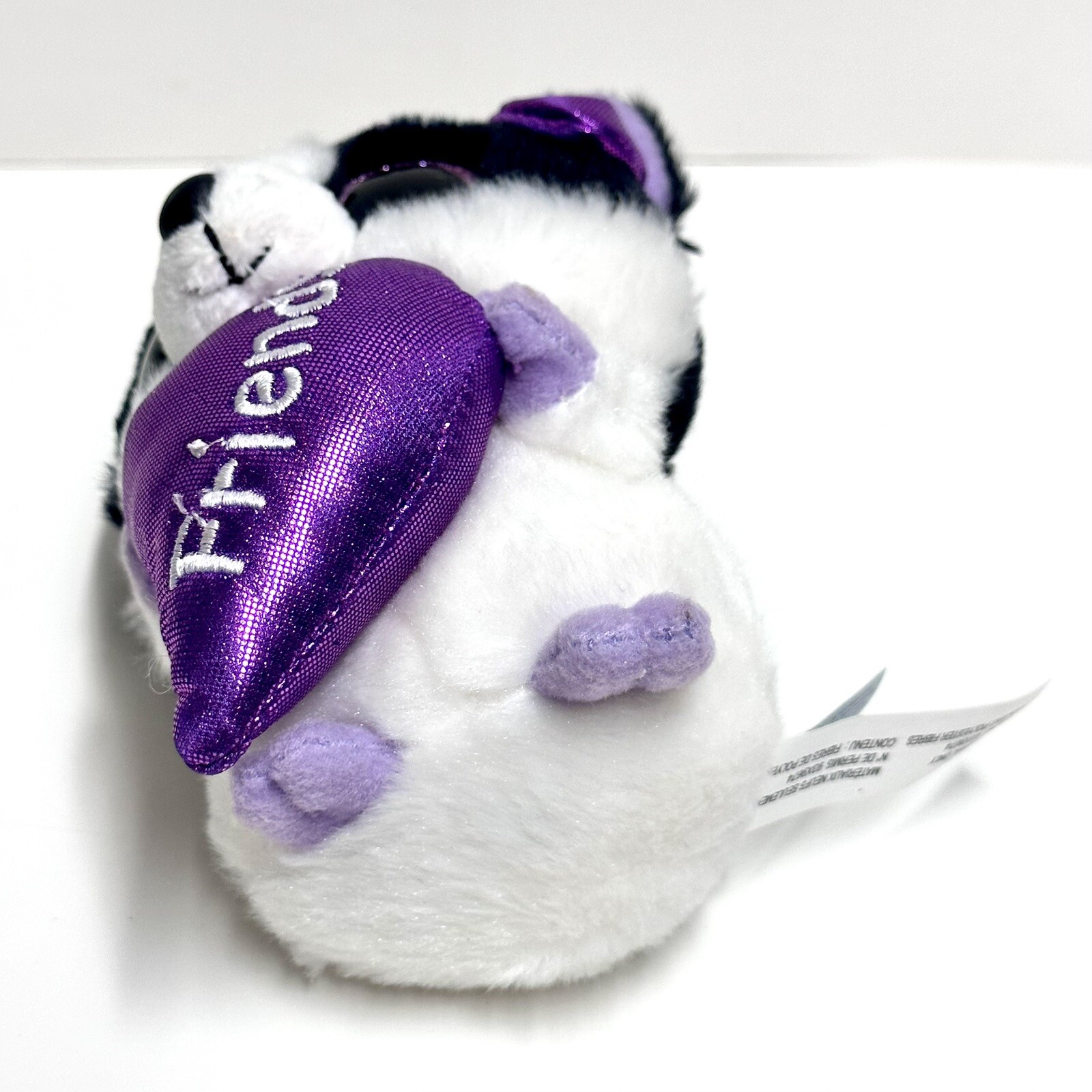 AURORA YooHoo Plush Husky Dog Black White Purple Shiny Best Friends ...