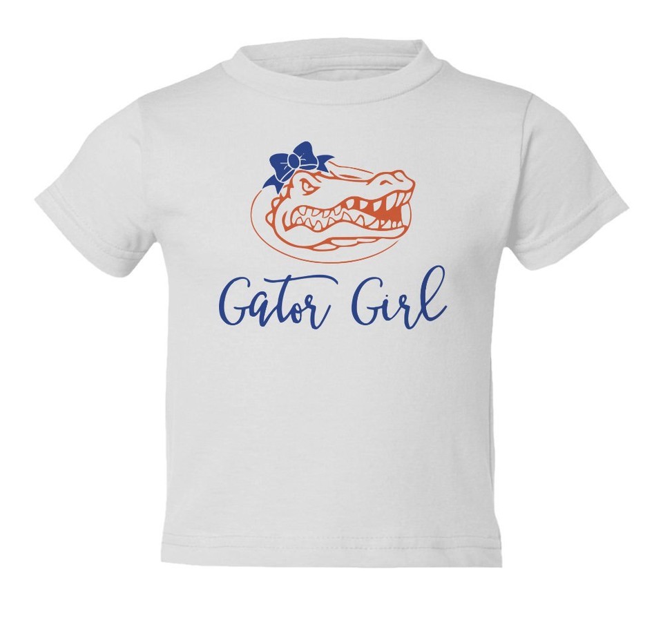 Florida Gators Gator Girl Cute Toddler T-Shirt | eBay