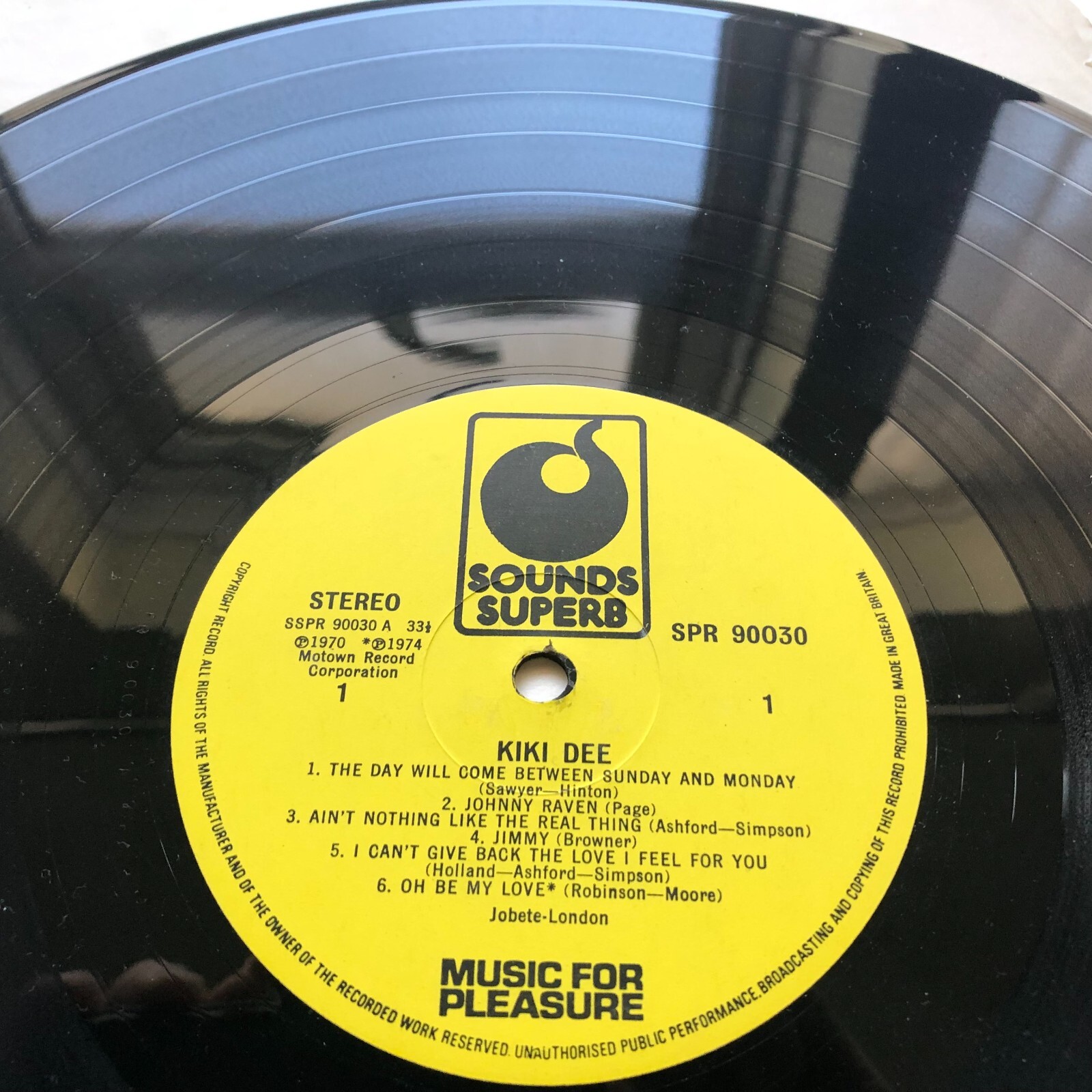 KIKI DEE 1974 UK SOUNDS SUPERB MFP VINYL LP SSPR 90030 EX MOTOWN | eBay UK