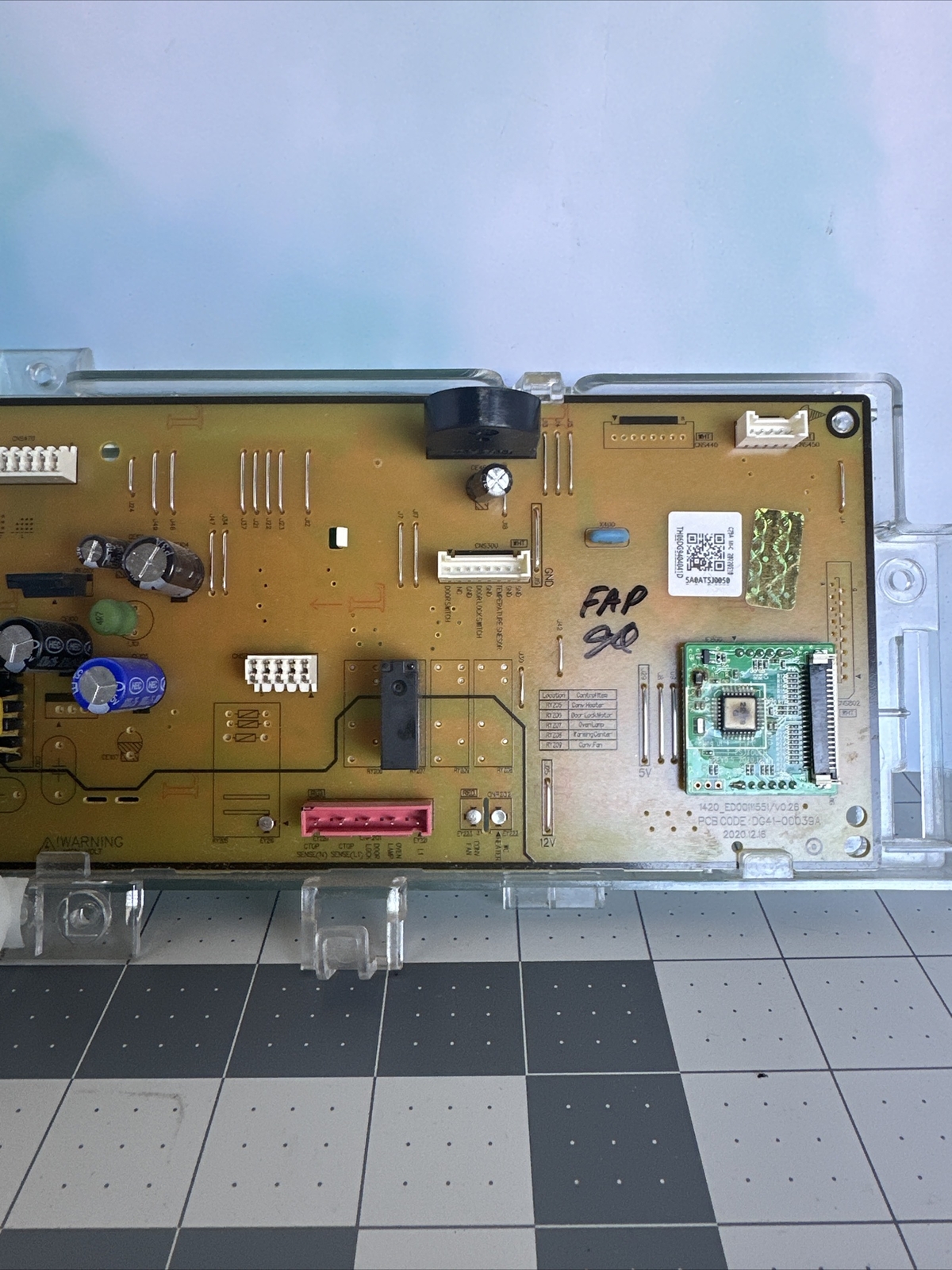 A3 Samsung Range Control Board M# NX60A6111SS/AA-00 Part# DG94-04041D ...