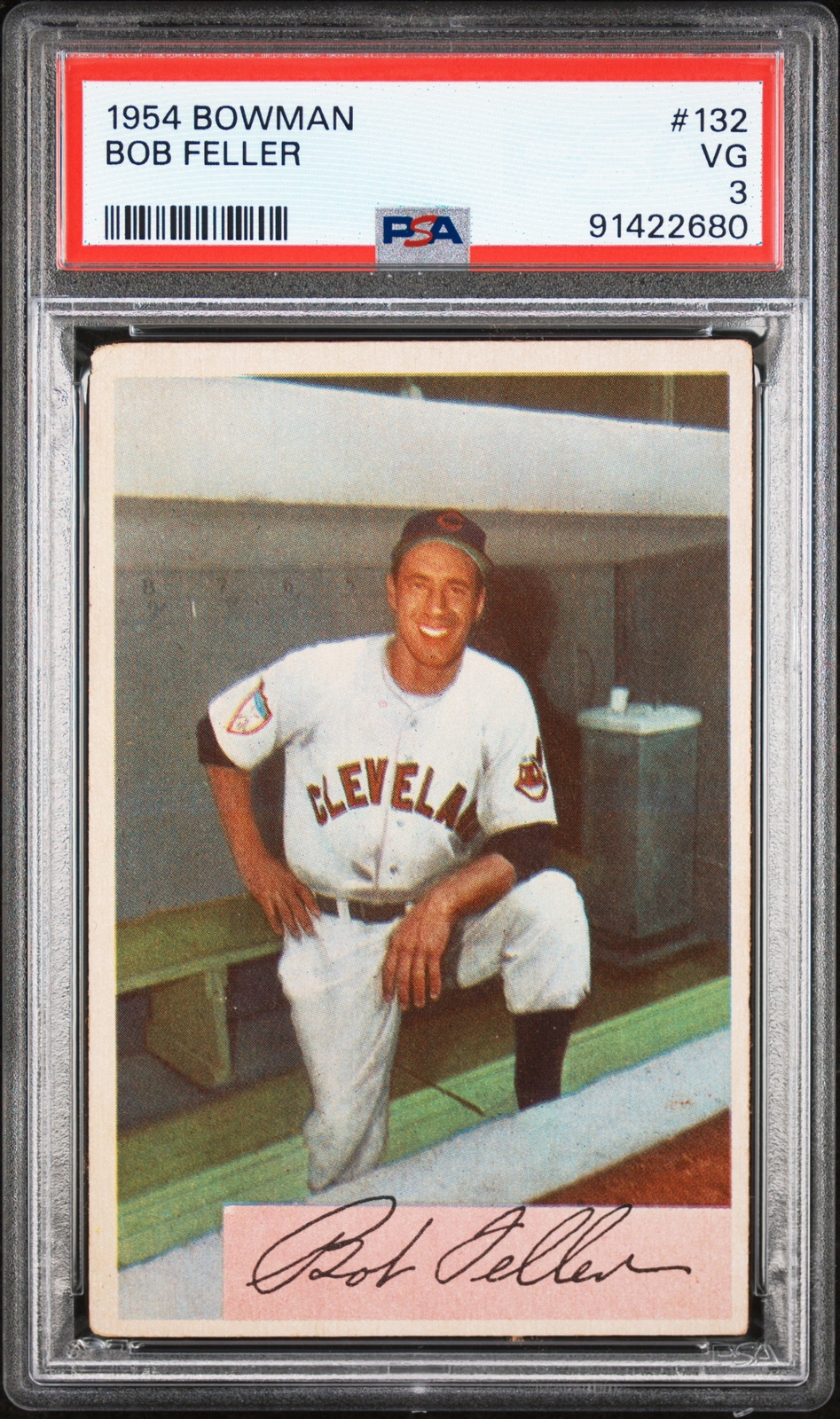 1954 Bowman Bob Feller #132 PSA 3 | eBay