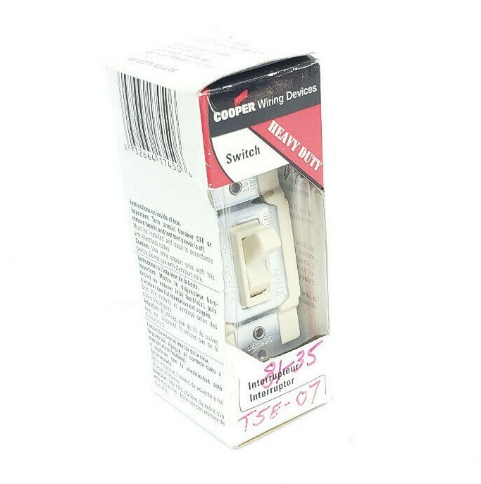 LOT OF 3 NEW COOPER 1242-7V-BOX HEAVY DUTY 4-WAY SWITCH 15A-120/277V AC ...