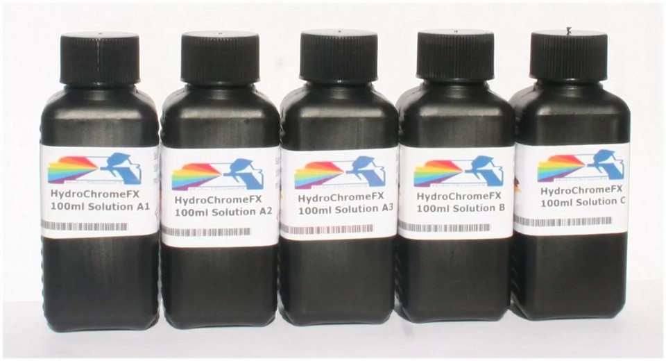 HydroChrome Spray system silver concentrates chemicals 1L coating | eBay