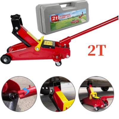 2Ton Hydraulic Trolley Floor Jack Low Profile Car Van Garage Lift TUV ...