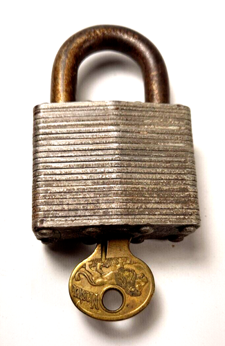 Vintage Master Lock Padlock. Cool Key. | eBay