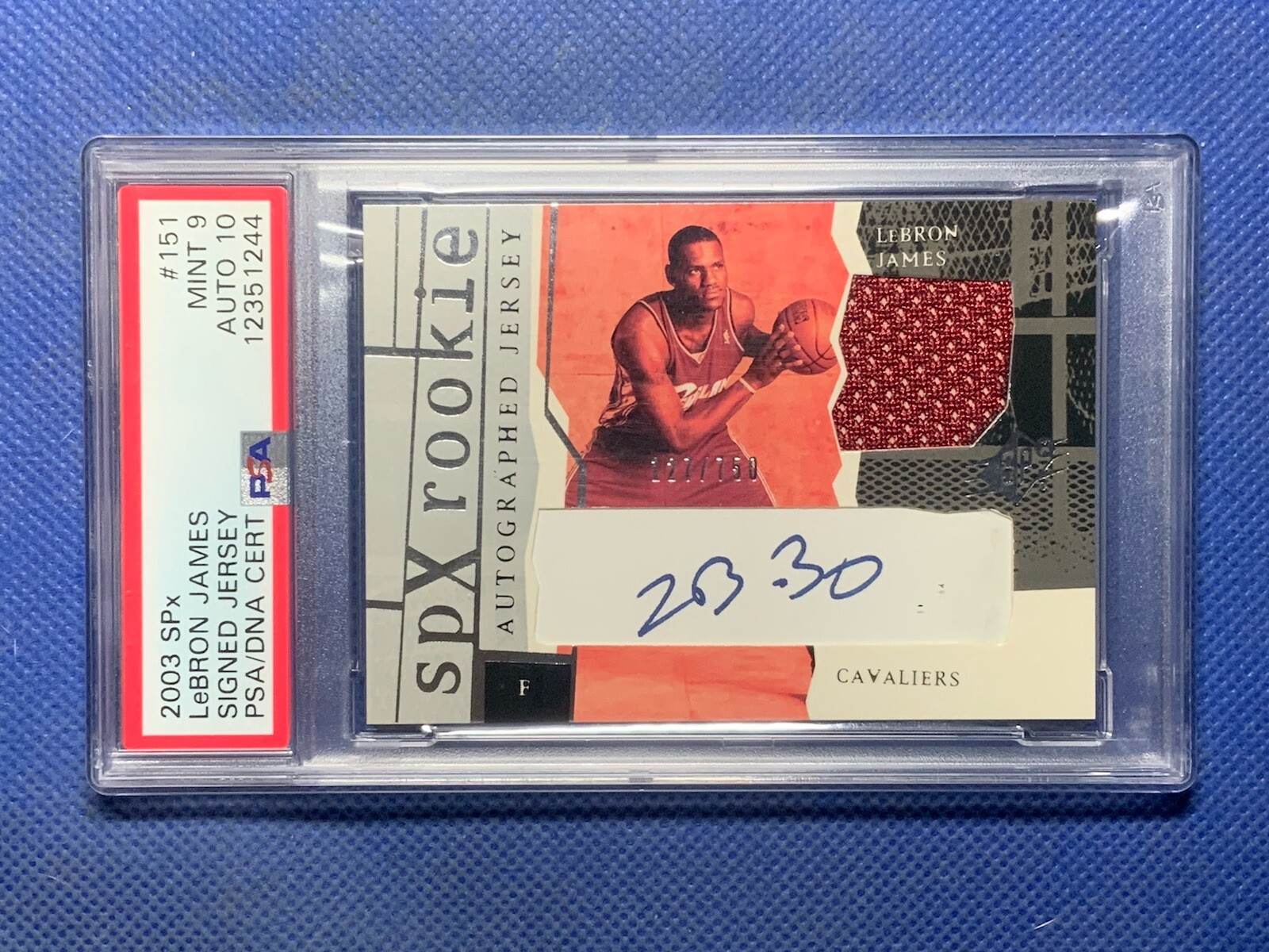 Lebron James Autographed Memorabilia | Signed Photo, Jersey ...