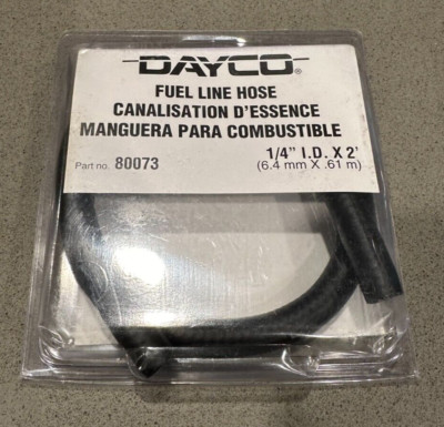 Dayco Fuel Line Hose 1/4" ID x 2" 80073 - NEW/FREE SHIPPING | eBay