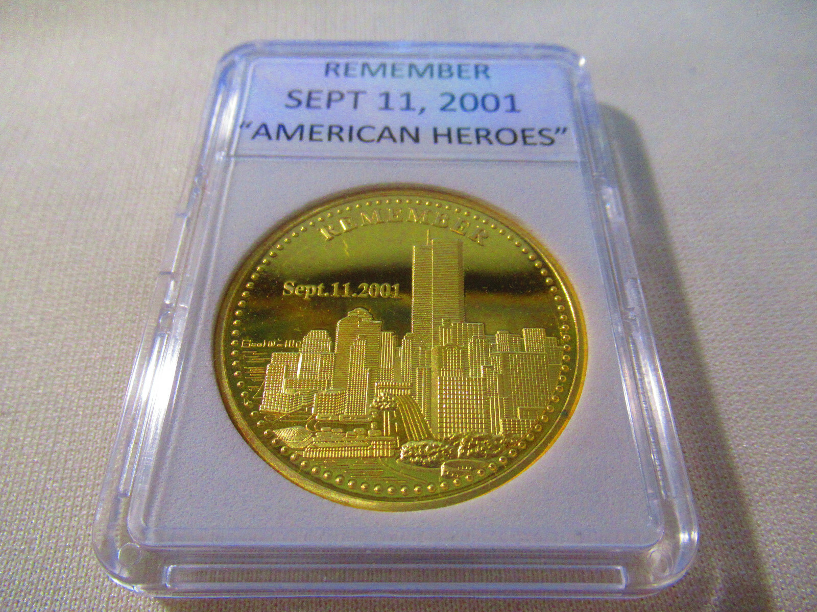 SEPT 11, 2001 "American Heroes" - Challenge Coin | eBay