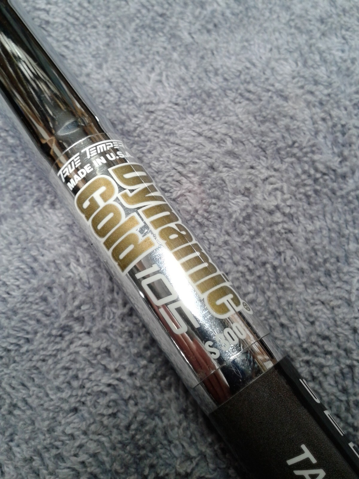 1x Dynamic Gold 105, 105 VSS ,Regular or stiff Taper tip X Demo 7 iron ...