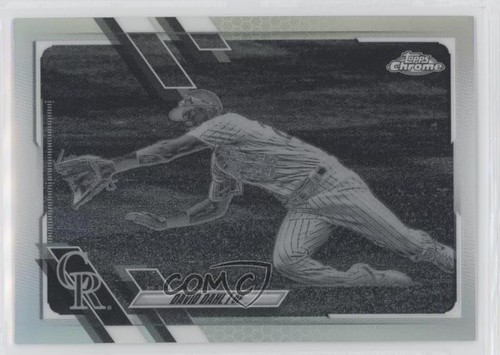 2021 Topps Chrome Negative Refractor David Dahl #179 | eBay