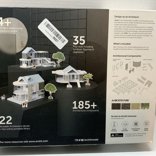ARCKIT 100 sq.m ARCHITECTURAL MODEL BUILDING DESIGN TOOL LEGO Used Complete | eBay