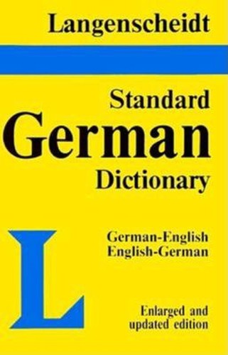 Dictionnaire Allemand Standard De Langenscheidt : Anglais-Allemand ...