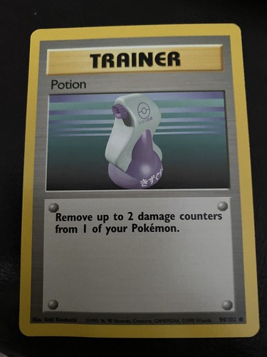 POTION 94/102 - Base Set - Common Trainer - Pokemon Card - NM | eBay