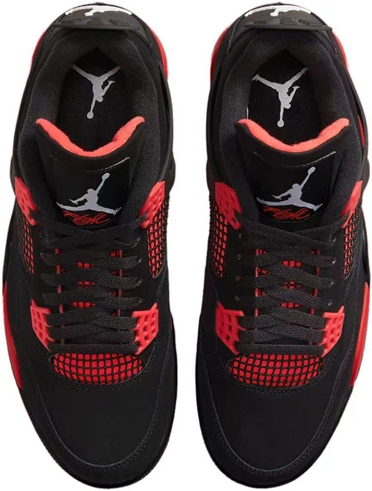 Air Jordan 4 Red Thunder Black CT8527-016 | eBay