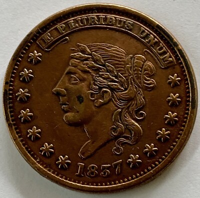 Hard Times Token 1837 Liberty Not one Cent for Tribute Millions for ...