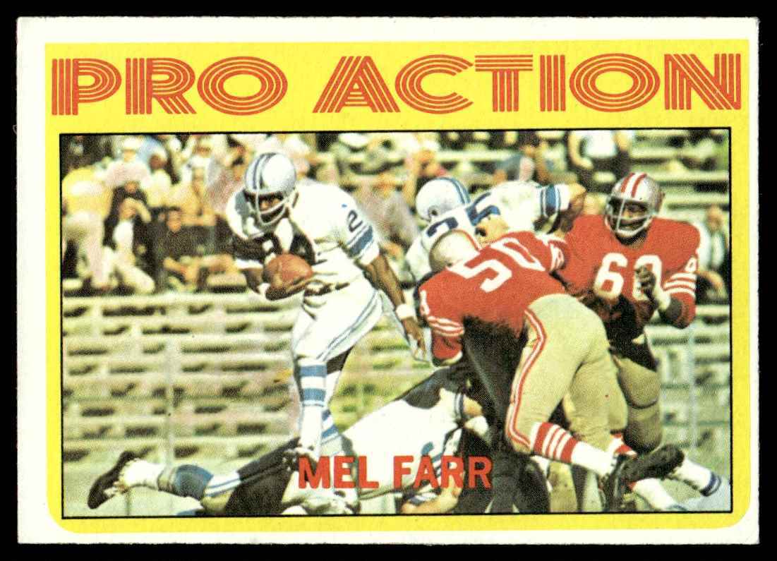1972 Topps Mel Farr Detroit Lions #250 | eBay