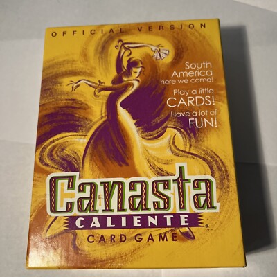 Canasta Caliente Card Game COMPLETE Winning Moves 2001 Classic Cards ...